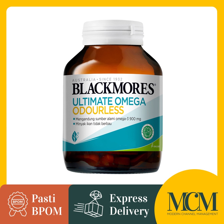 Jual Suplemen Vitamin - Blackmores Ultimate Omega Odourless - 60 ...