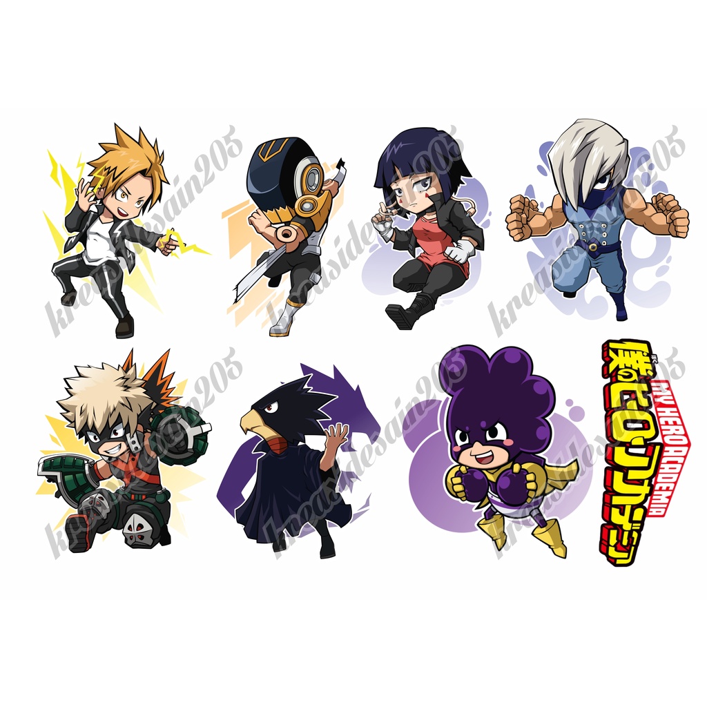 Jual stiker anime /boku no hero/ bakugou/stiker laptop /stiker kulkas ...