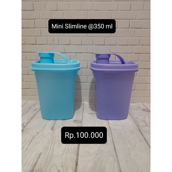 Jual Tupperware Slimline mini @350 ml (2 pcs) | Shopee Indonesia