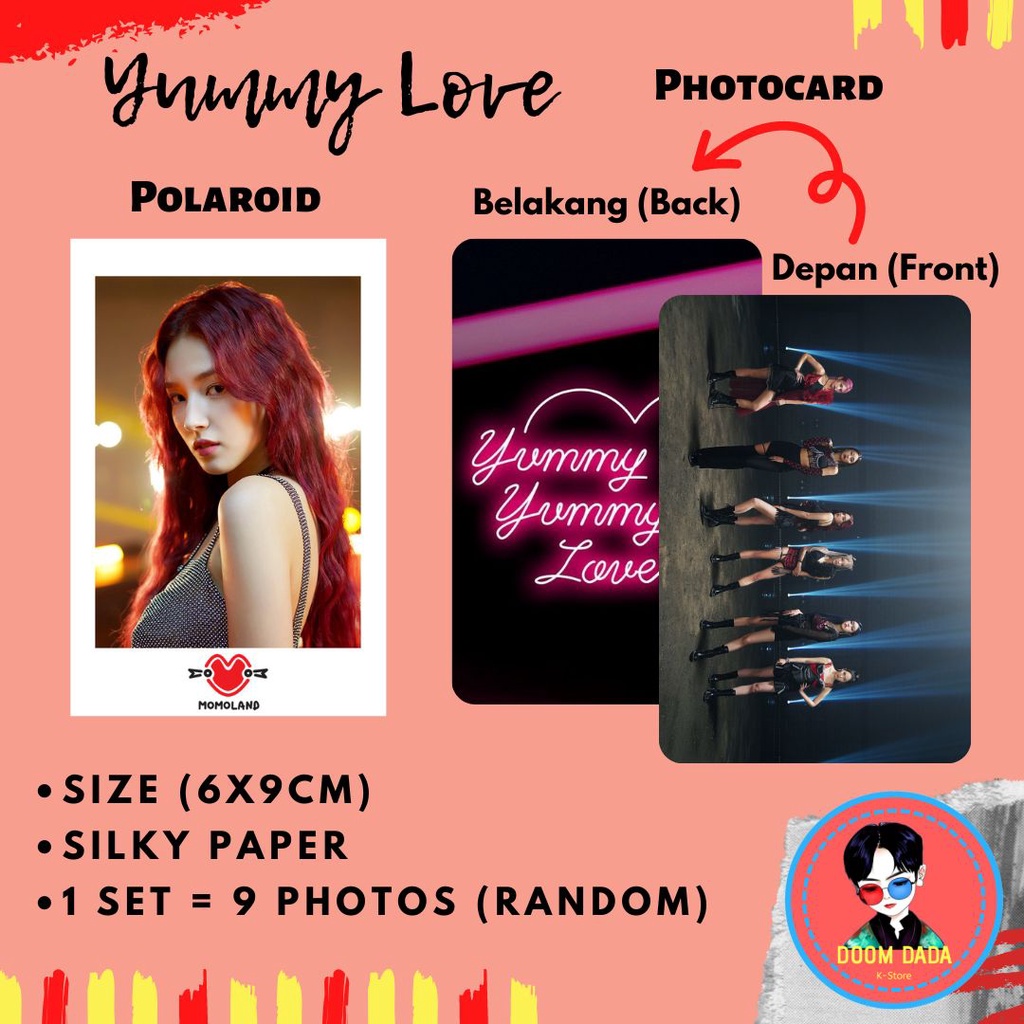 Jual PAKET POLAROID MOMOLAND JOOE NANCY NAYUN AHIN HYEBIN JANE / PHOTOCARD MOMOLAND KPOP ...