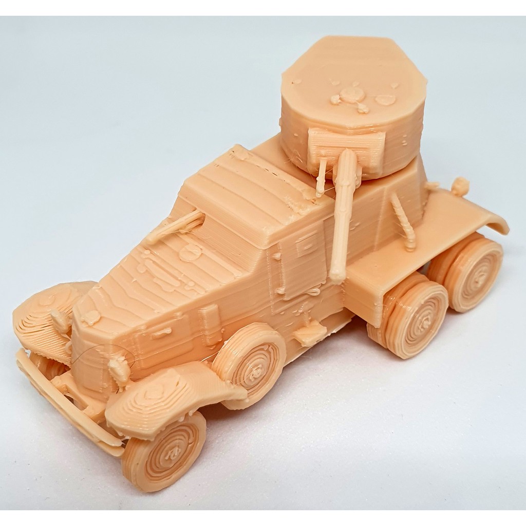 Jual BA6 armored car, scale 72, 3d printed tank, diecast militer ...