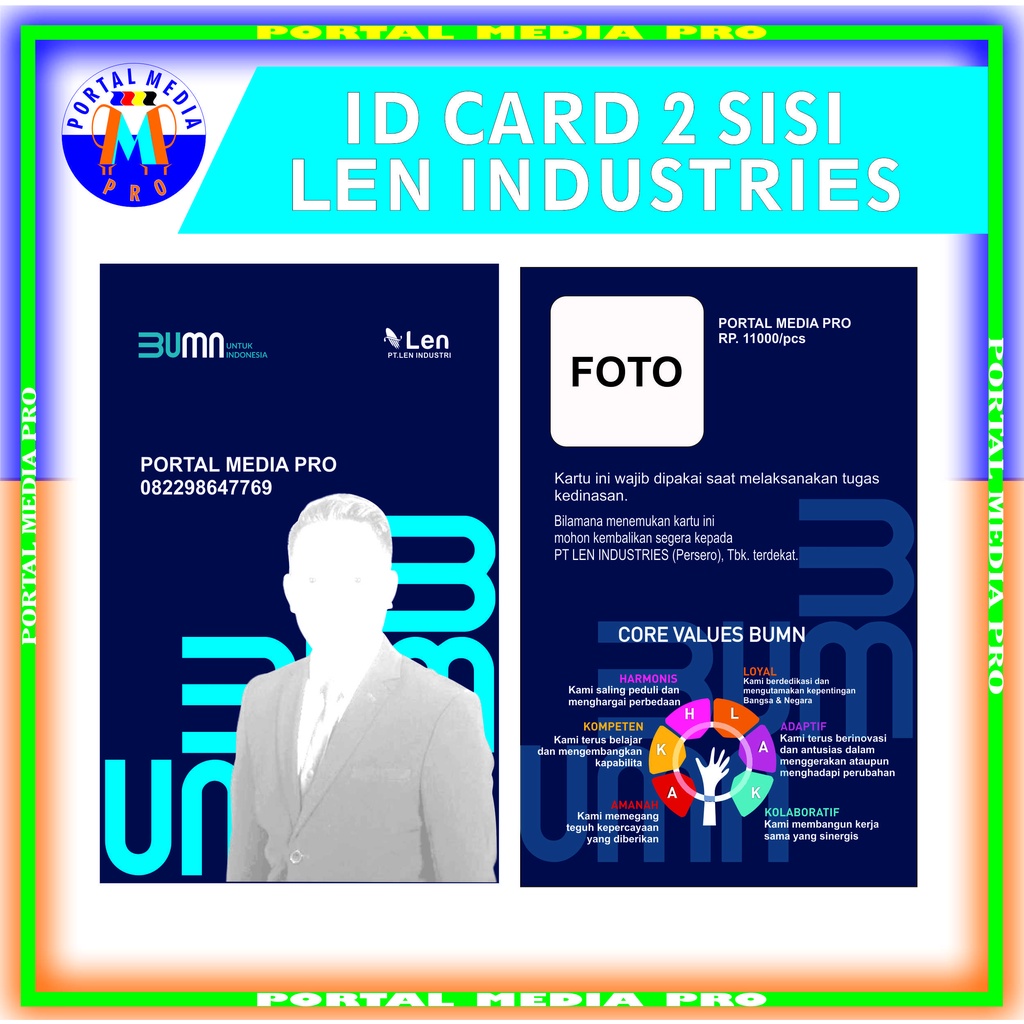 Jual ID Card len industri bumn | Shopee Indonesia