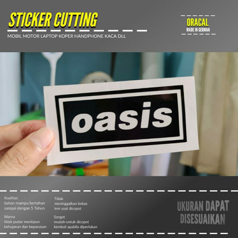 Jual STIKER OASIS KECIL CUTTING BAHAN ORACAL CUSTOM | Shopee Indonesia