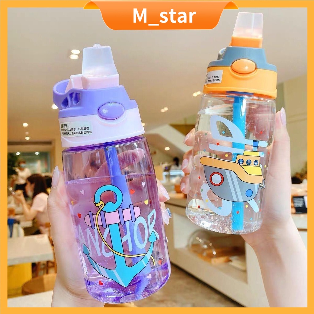 Jual Botol Minum Anak Air 450 ML/Botol Anak Karakter Ocean World BPA FREE / Botol Minum Anak ...