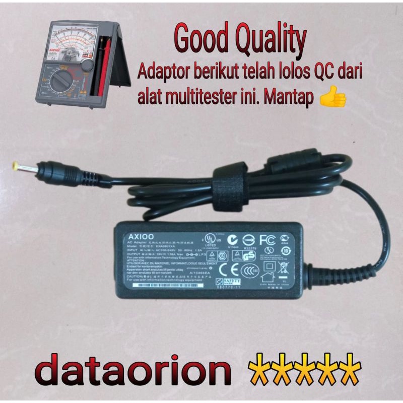 Jual Adaptor Charger Axioo 19V 1.58A DC 4.8*1.7 mm for Axioo pico pjm ...