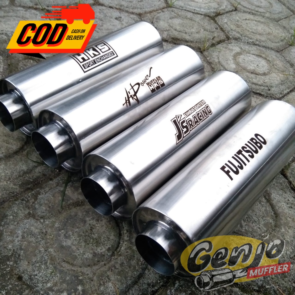 Jual TERMURAH Resonator Knalpot Mobil Resonator Peredam Kapsul Full ...