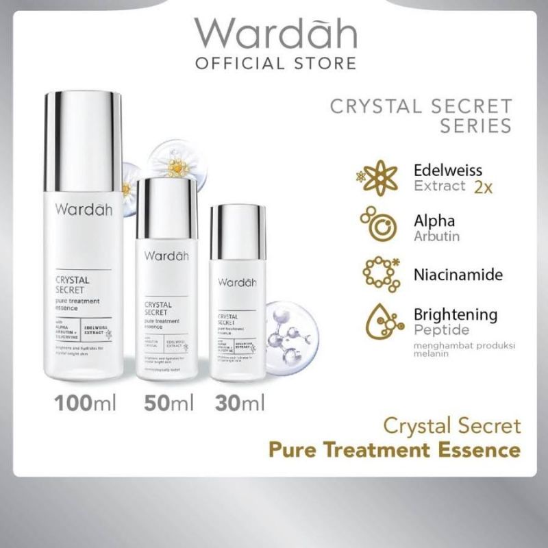 Jual Wardah Crystal Secret Pure Treatment Essence | Shopee Indonesia