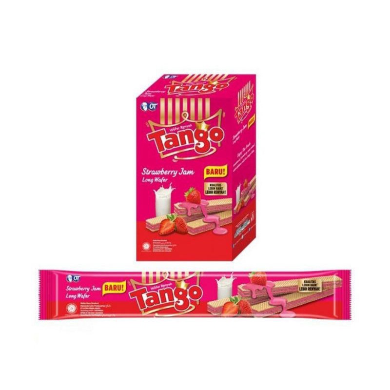 Jual tanggo wafer rasa strawberry satuan (7gr x 20pcs x box) | Shopee ...