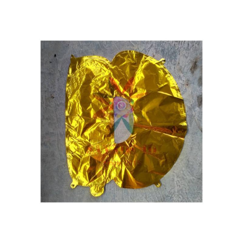 Jual Balon Foil Huruf 40Cm Abjad Gold Motif Chrome / Balon Nama Ulang ...
