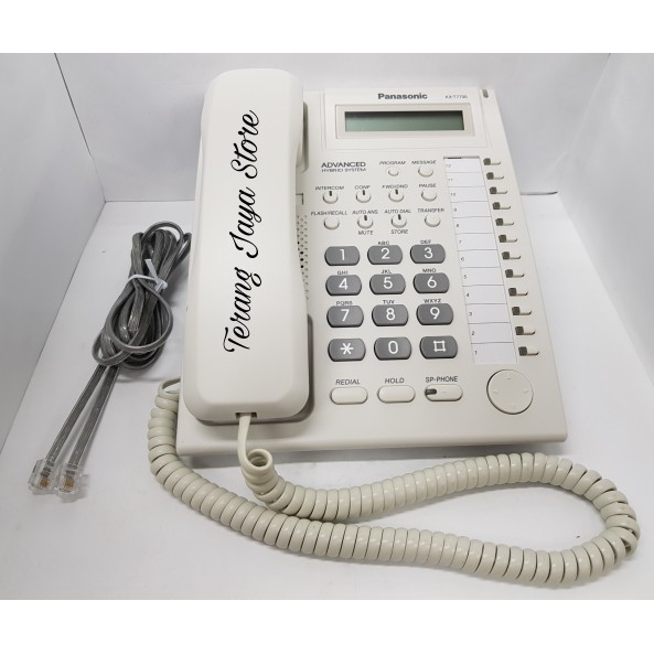 Jual Telepon Digital Panasonic KX-T7730 Telepon Key Master Pabx (Putih) | Shopee Indonesia