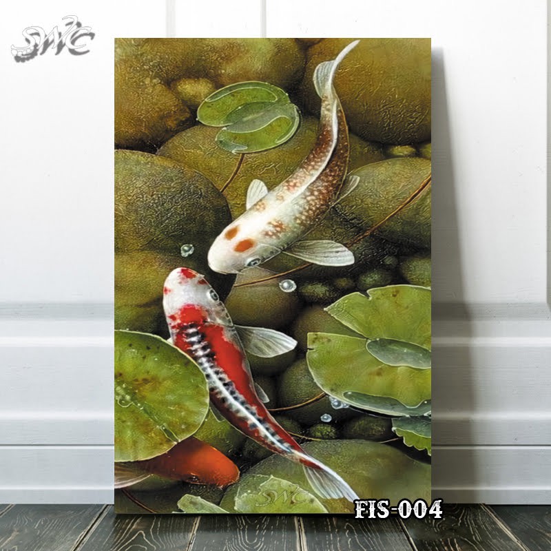 Jual HIASAN DINDING POSTER KAYU QUOTES IKAN KOI WALL DECOR DEKORASI ...