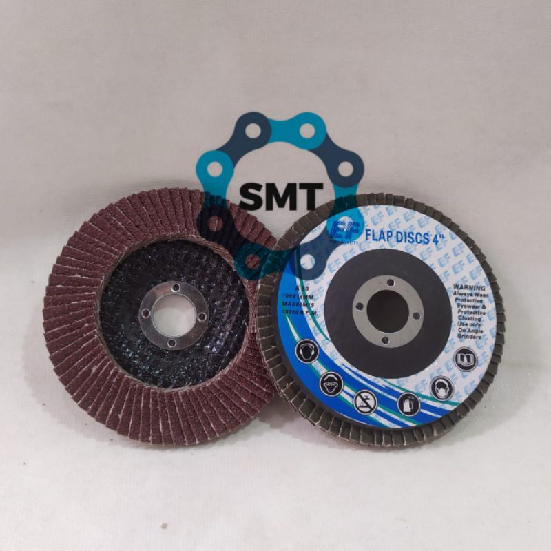 Jual Flapdisc Flap Disc Hamplas Amplas Susun Tumpuk 4 Inch 4” Grit 80 ...