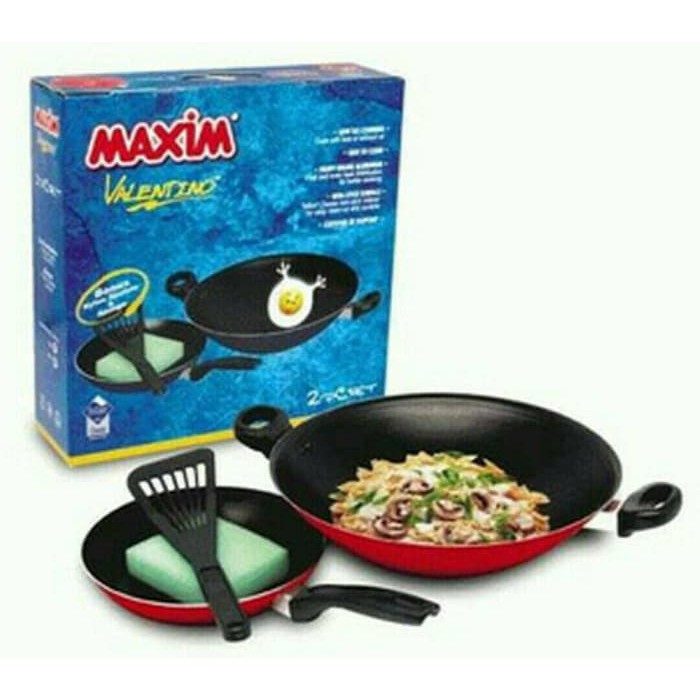 Jual Alat Masak wajan MAXIM VALENTINO SET | Shopee Indonesia