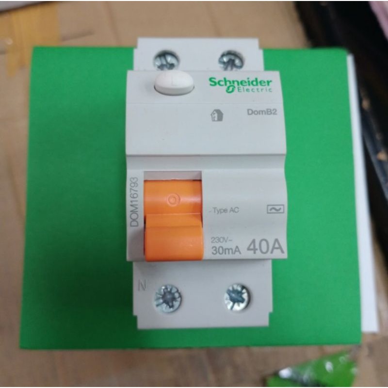 Jual Elcb/rccb domae schneider 2p 25A 40A 63A 30/300ma schneider | Shopee Indonesia