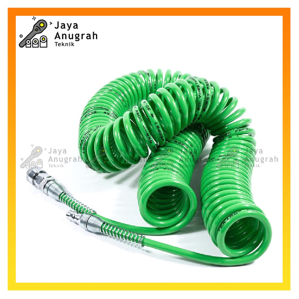 Jual Selang Angin Kompresor Tekiro 6m Recoil / Slang Compressor ...