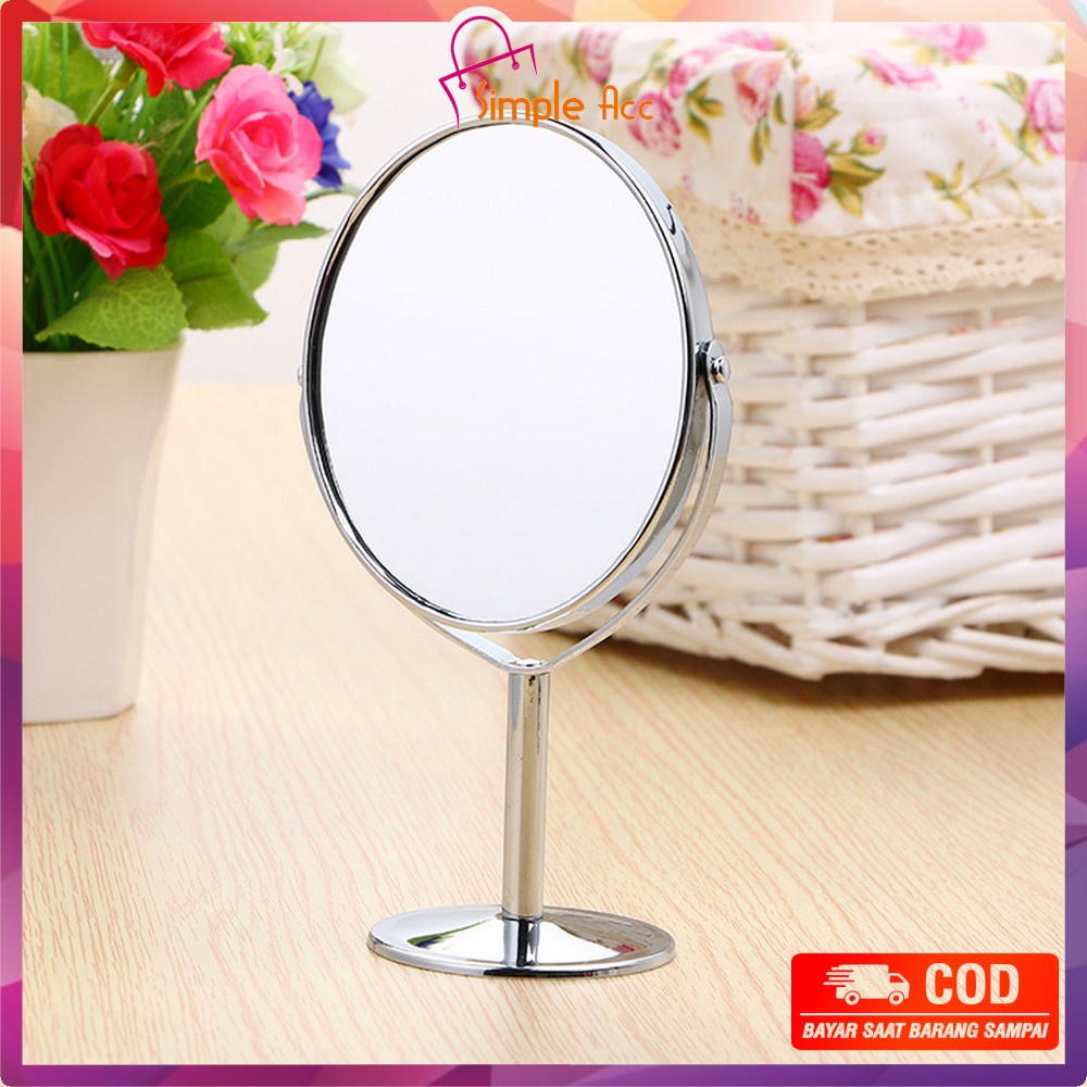 Jual DO-K87 Kaca Cermin Makeup Meja Standing Mirror Cermin 2 Sisi Kaca ...