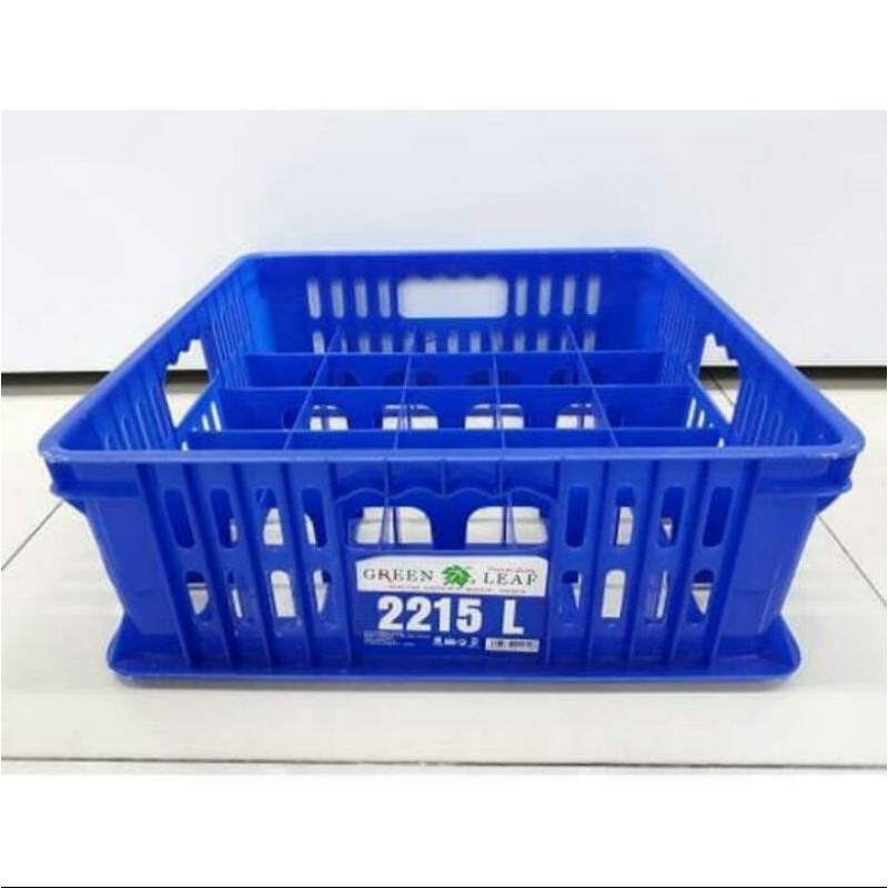 Jual Container Rak Keranjang Gelas 25 Sekat Green Leaf 2215-L | Shopee ...