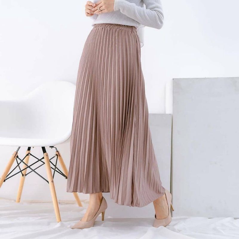 Jual Rok Plisket Mayung Hyget Premium || Rok Plisket Hyget Bisa COD | Shopee Indonesia
