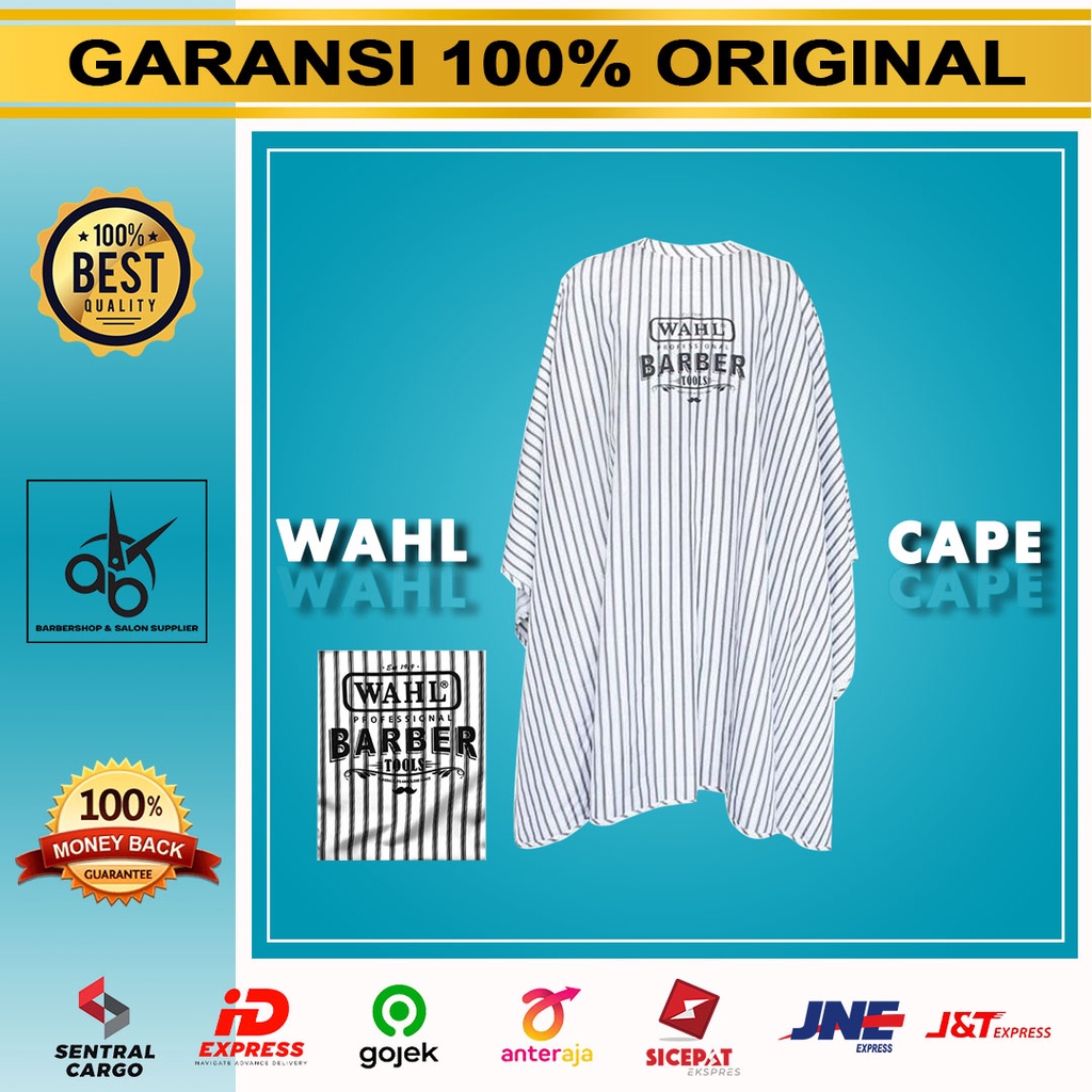 Jual Cape Cukur Pangkas Rambut Motif Wahl | Shopee Indonesia
