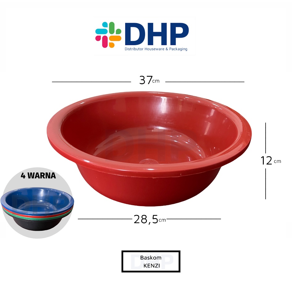 Jual Baskom Kenzi (D=37 CM) Besar Jumbo Plastik Serbaguna Wadah Cucian ...