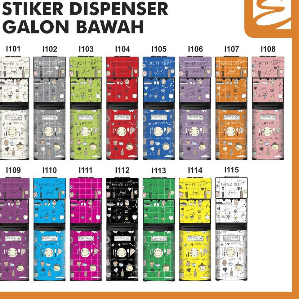Jual Murah.. Stiker dispenser galon bawah (40cm x 100cm) - Kitchen ...