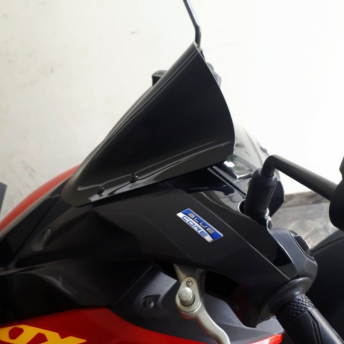 Jual windshield aerox 155 connected black visor sectbill aerox hitam ...