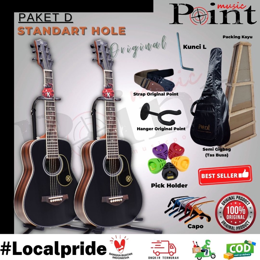 Jual Gitar Junior mini 3/4 akustik dan akustik elektrik Original Point MPS-101 | Shopee Indonesia