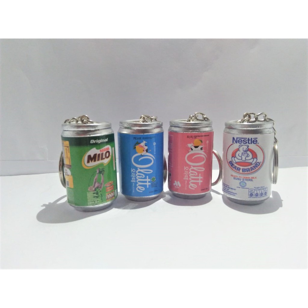 Jual SOUVENIR GANTUNGAN KUNCI MINIATUR KEMASAN MINUMANKALENG SERI SUSU ...