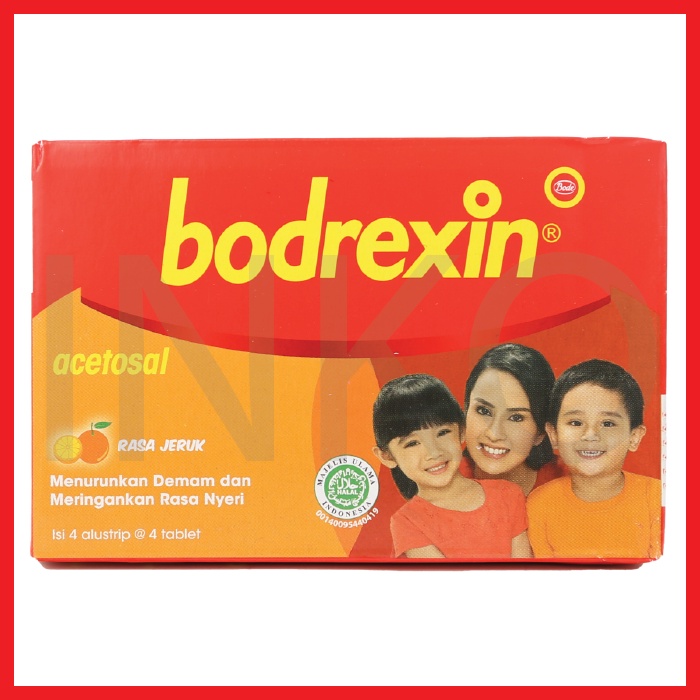 Jual BODREXIN ACETOSAL RASA JERUK TURUN DEMAM DAN RASA NYERI 4X4TABLET ...