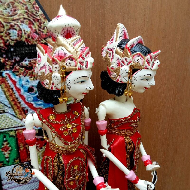 Jual Wayang Golek Couple Rama & Shinta Medium Quality uk 50cm 1Set=2pcs ...