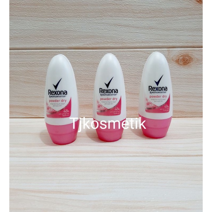Jual Rexona Women Deodorant Roll on Powder Dry 45ml | Shopee Indonesia