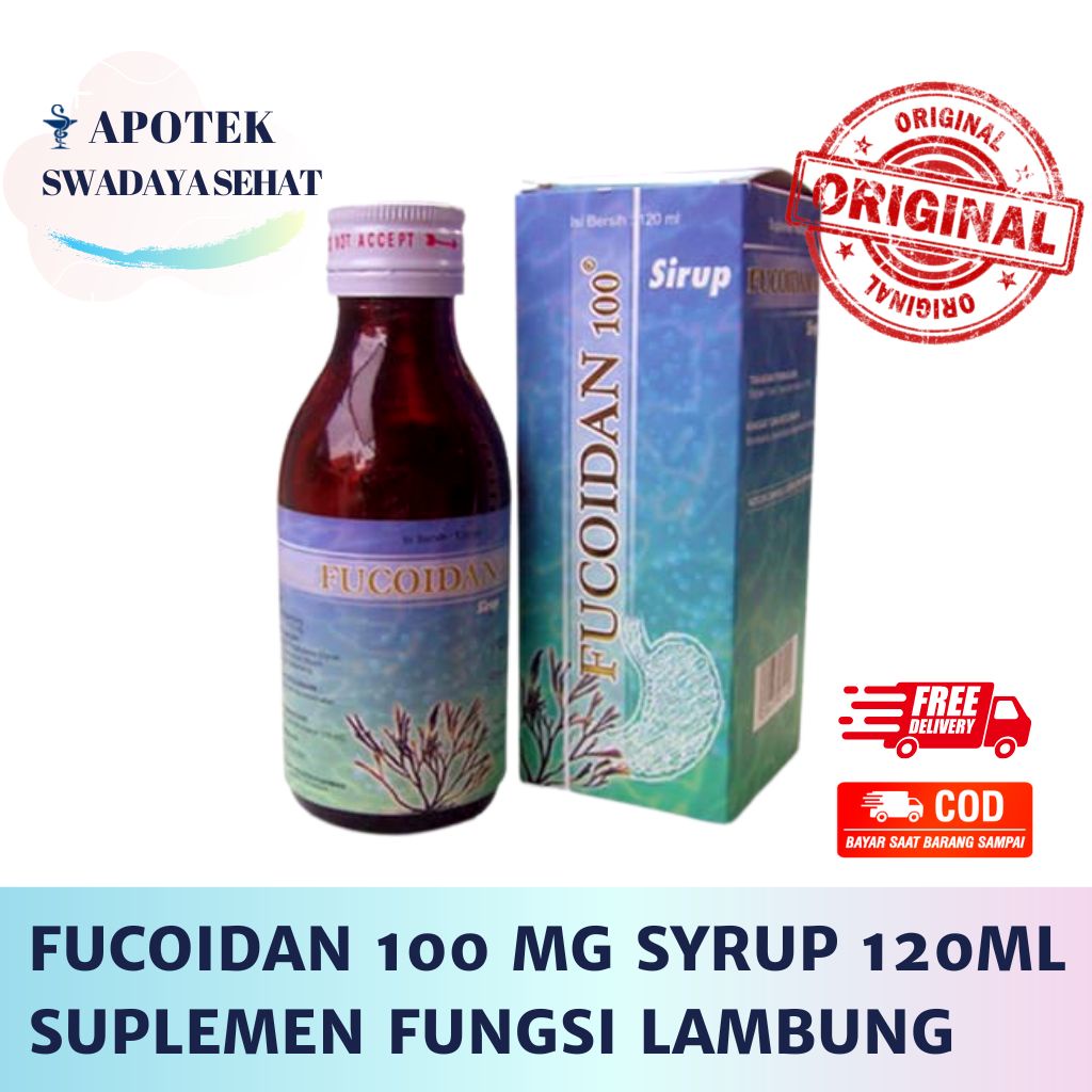 Jual FUCOIDAN 100 MG SYRUP 120 ML - Suplemen Kesehatan Obat Fungsi ...