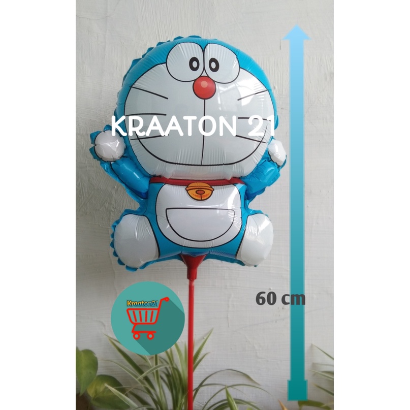 Jual balon karakter stick / balon karakter ulang tahun / balon + stik ...