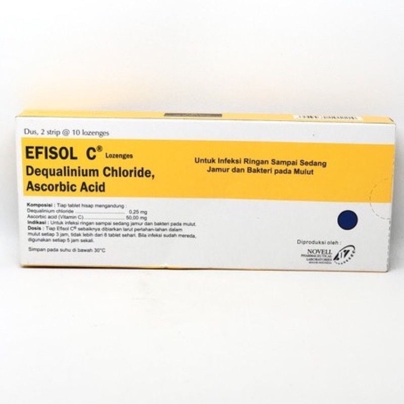 Jual Efisol Lozenges Box (isi 2 strip) | Shopee Indonesia