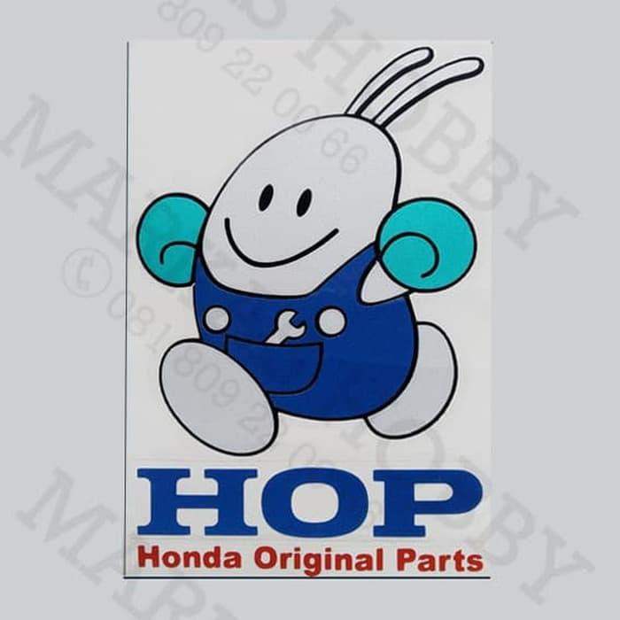 Jual Stiker / Sticker Honda Original Parts HOP Vertical | Shopee Indonesia