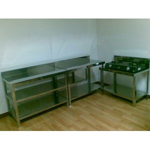 Jual 3 set meja dapur stainless | Shopee Indonesia