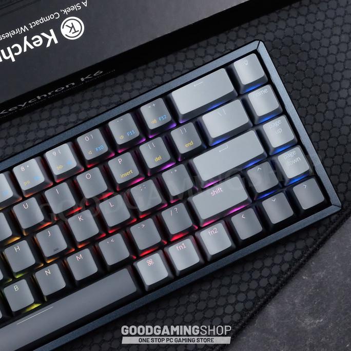 Jual KEYCHRON K6 - WIRELESS MECHANICAL KEYBOARD ALUMUNIUM - MERAH ...