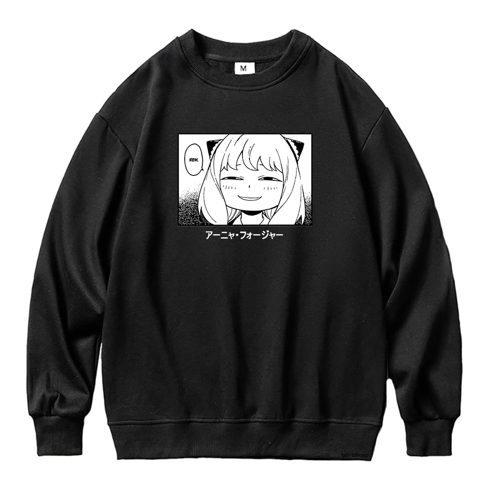 Jual Sweater Spy X Family - Hoodie Crewneck Anya Yor Forger Loid Spy X ...