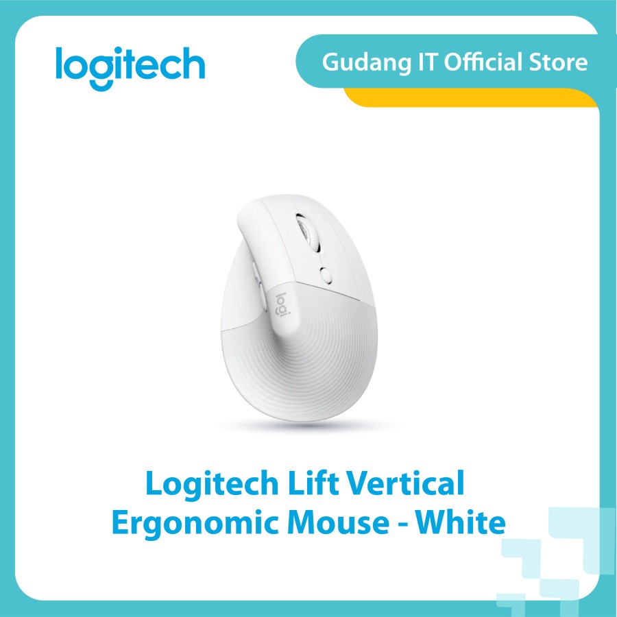 Jual Logitech LIFT Mouse Ergonomic Vertical Wireless Bluetooth Silent ...