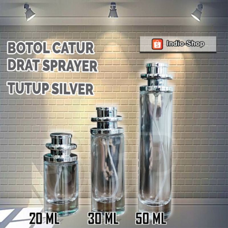 Jual Botol parfum refill/botol parfum thailand/catur 50ml kaca dratt ...