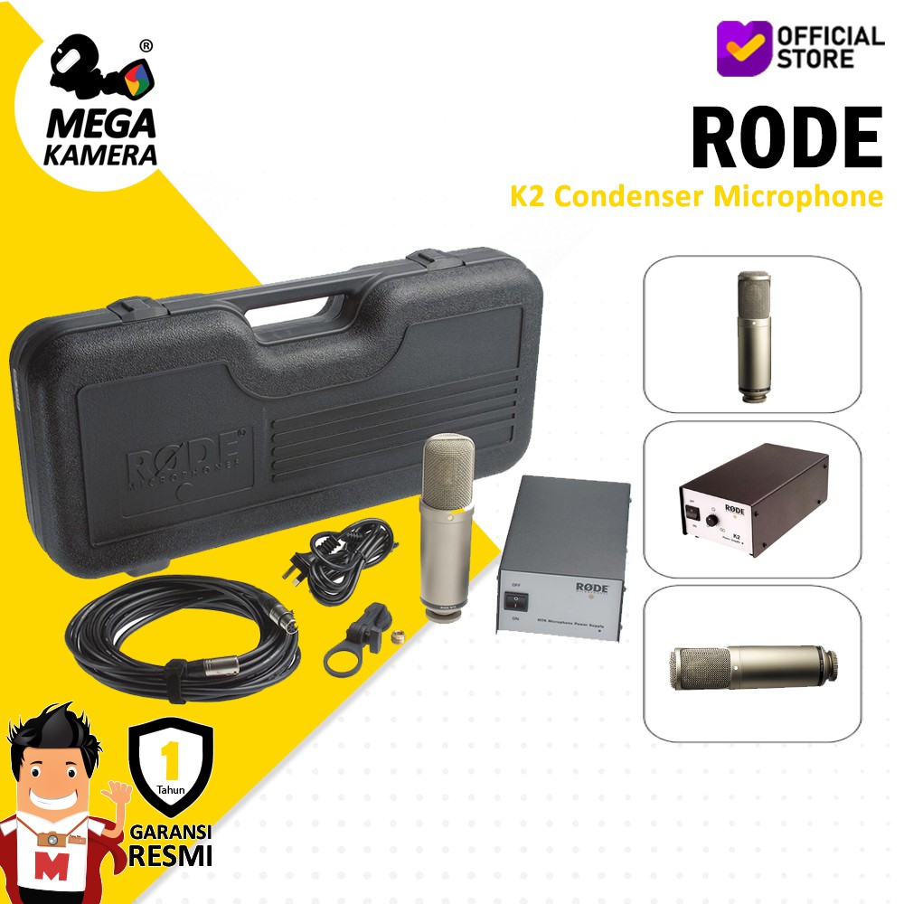 Jual Rode K2 - Variable Pattern Studio Tube Condenser Microphone ...