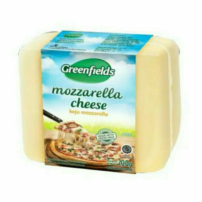 Jual Greenfields Keju Mozarella 200gr - Mozzarella Cheese | Shopee ...