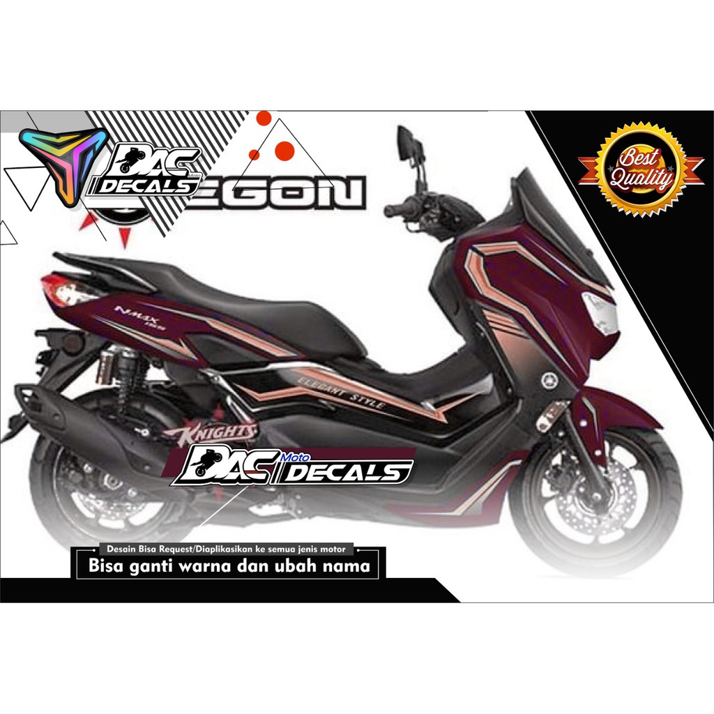 Jual Sticker decal full body Yamaha Nmax merah | Shopee Indonesia