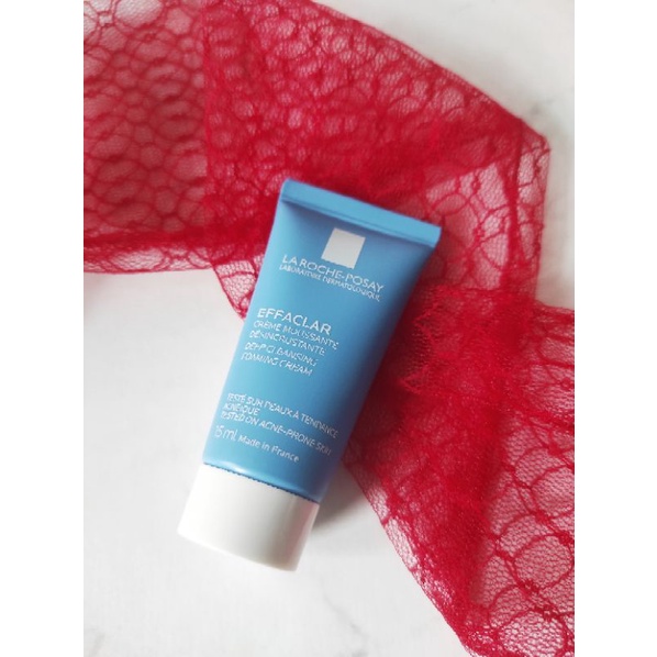 Jual la roche posay effaclar deep cleansing foam cream 15ml | Shopee ...