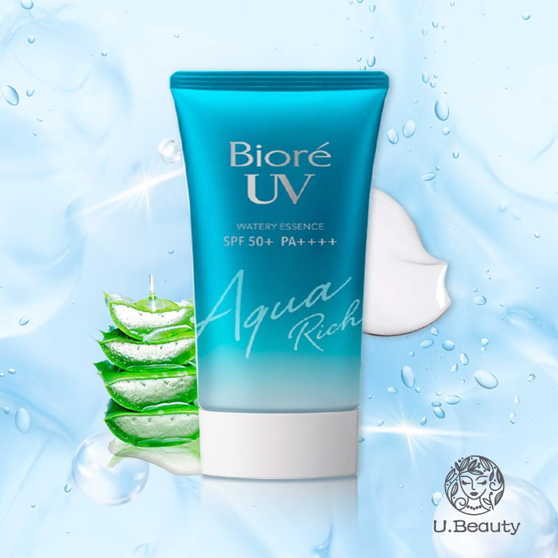 Jual Original Sun Block BIORE UV Aqua Rich Watery Essence waterpoof SPF ...