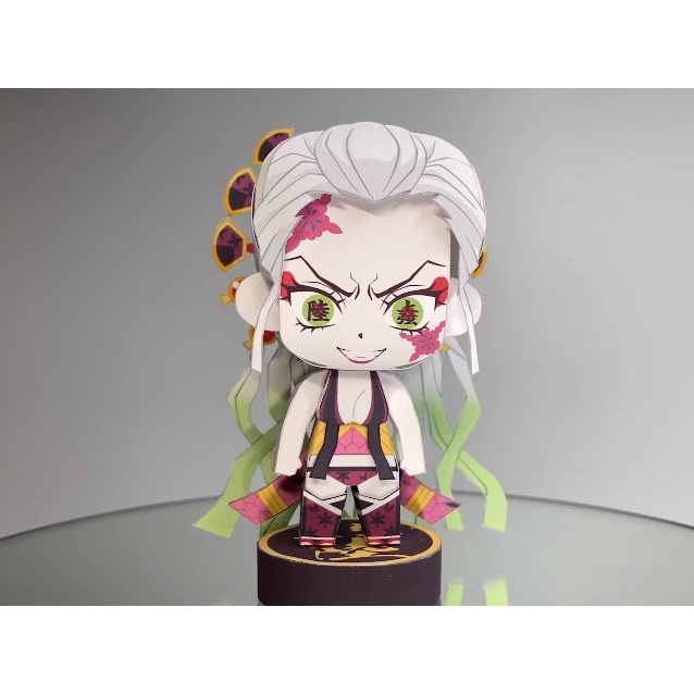 Chibi Daki Smile Kimetsu No Yaiba Demon Slayer Papercraft Shopee ...