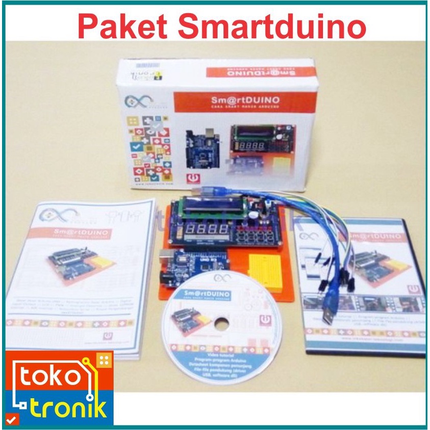 Jual Arduino UNO R3 Kit Lengkap Video Tutorial dan Buku Panduan ...