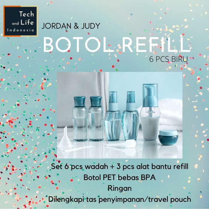 Jual Botol Sabun Skincare Lotion Refill Travel Toiletries Kit Plastik ...