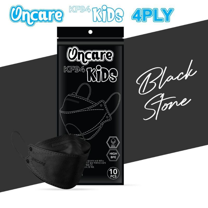 Jual Masker KF94 Oncare Anak Warna 4ply 1pack isi 10pc | Shopee Indonesia