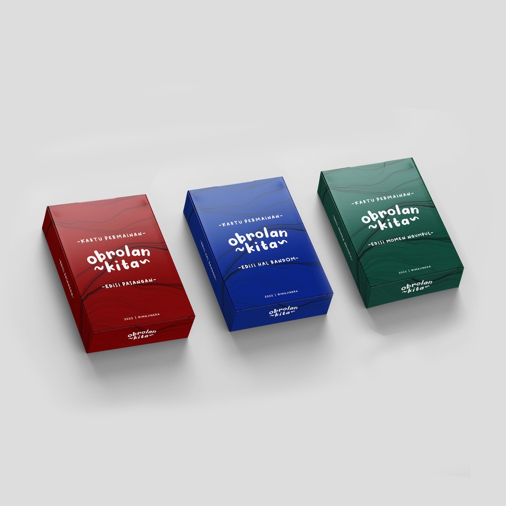 Jual PAKET 3 EDISI - Kartu Permainan Obrolan Kita - Edisi Pasangan ...